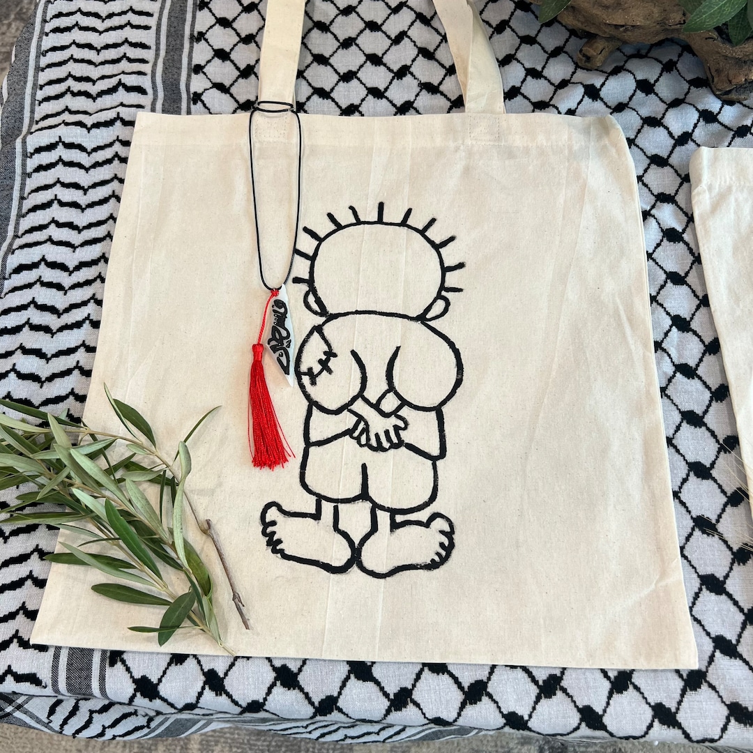 Handalah Hand Painted Tote Bag | Palestine - Etsy