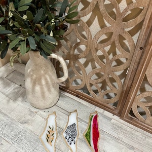 Cute Palestine Map Trinket Dish | Palestinian Decoration Art ...