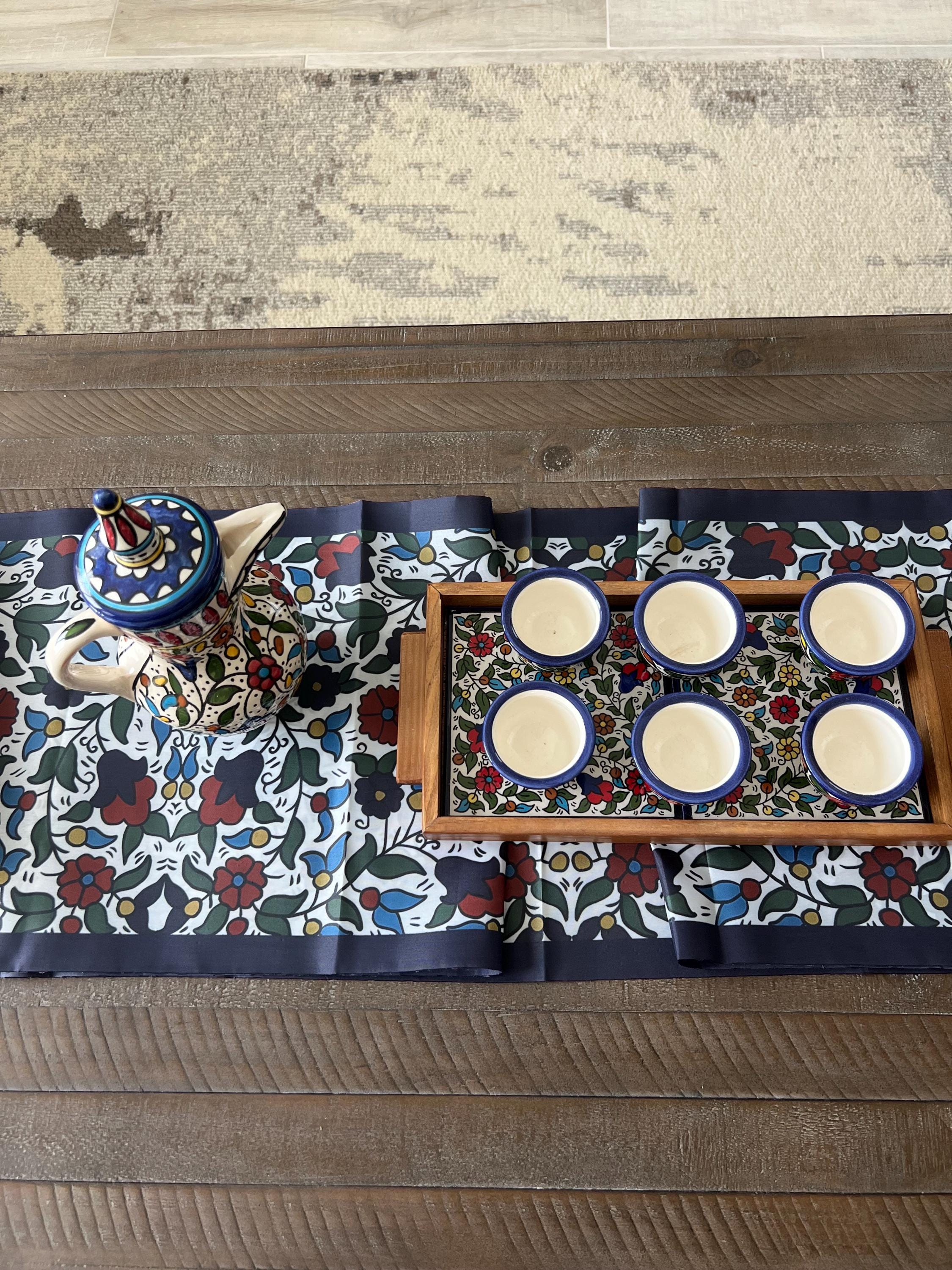 Palestine Hebron Art Printed Table Runner |palestinian Home Decoration ...