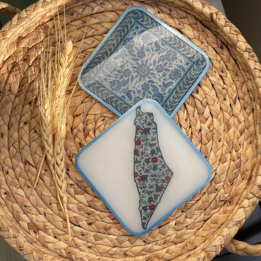 Palestinian Coaster Mix and Match Set Set of 2 Coasters - Etsy