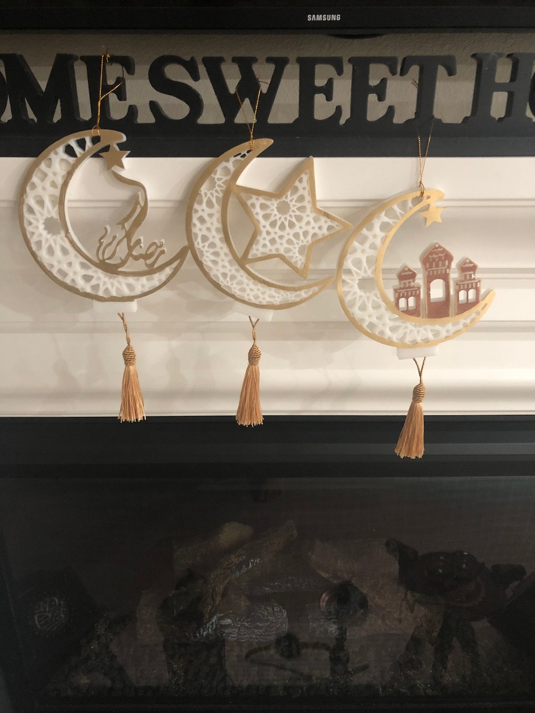 Ramadan Crescent Wall Hanging | Ramadan Tree Ornament | Ramadan ...