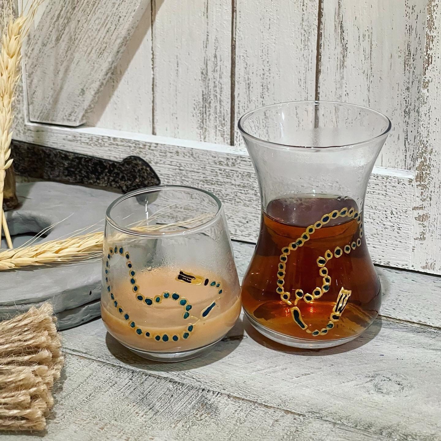 Arabic Coffee Cups Set | Arabic Tea Cups Set | Set of 6 Cups | Hand ...
