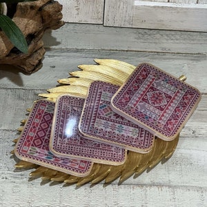 Palestinian Coaster Set Set of 4 Coasters Palestinian Decoration Art ...