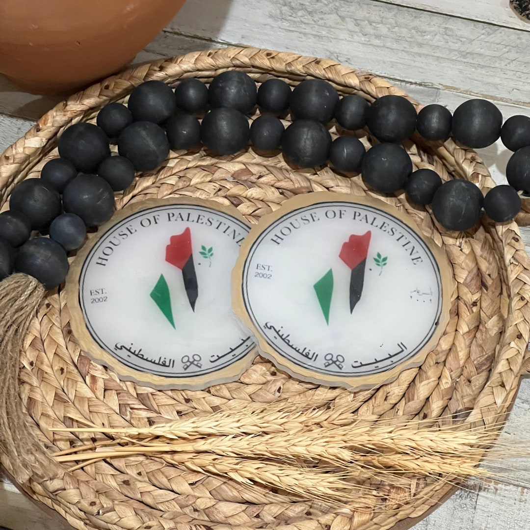 House of Palestine Logo Coasters | Set of 2 Coasters | | Palestinian ...