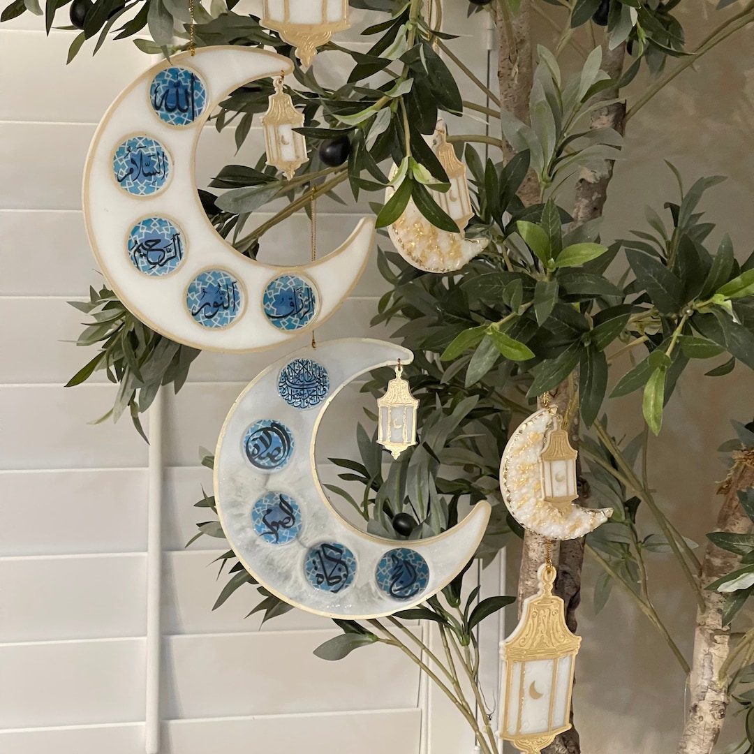 Ramadan Crescent Wall Hanging | Ramadan Tree Ornament | Ramadan ...
