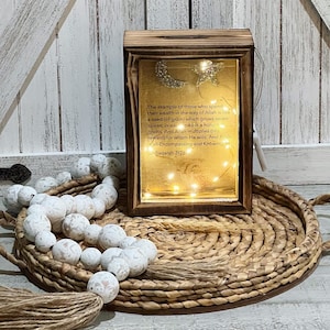 Wood Shadow Box for “SADAQA” | Kids , Ramadan Gift| - Etsy