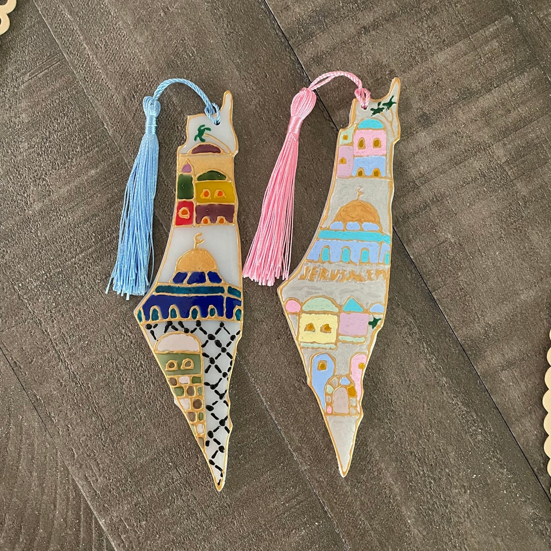 Palestine Map Bookmark for Boys and Girls| Palestine Kids Bookmark ...