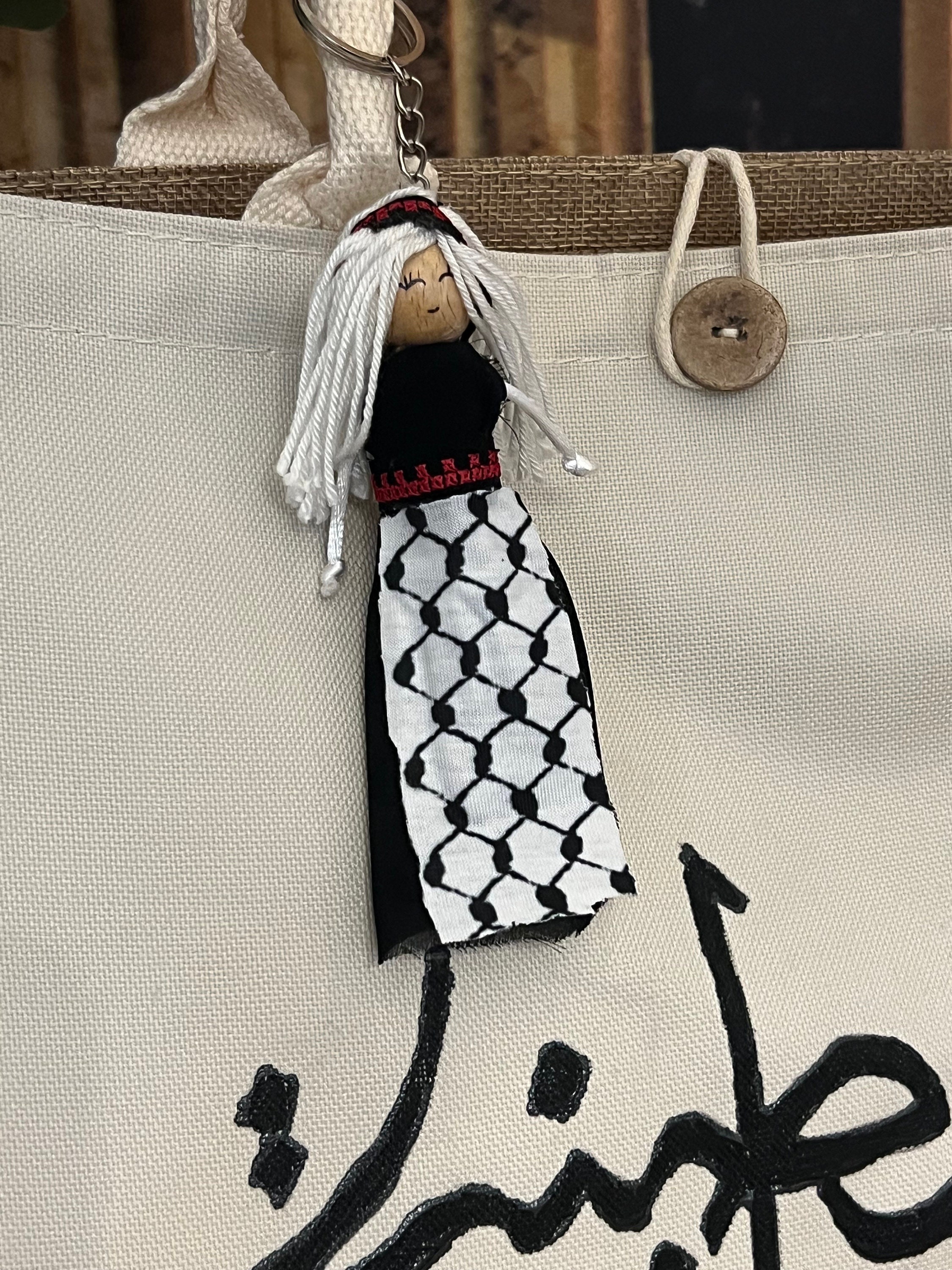 Authentic Palestinian Women Doll Keychain Made by Palestinian - Etsy
