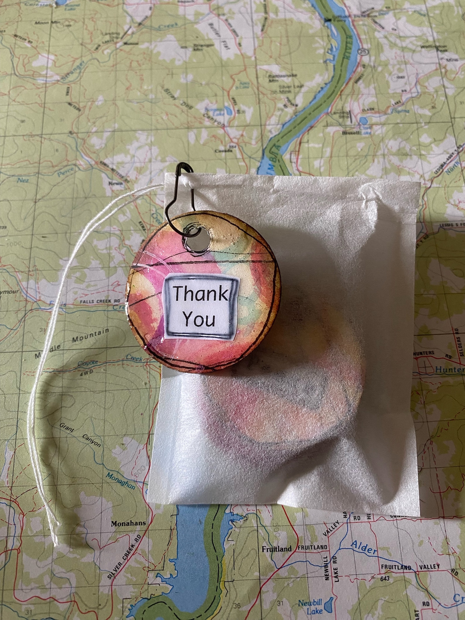 Whimsical Word Tags -4 1-1/2” Round or Heart Shaped Tag, Thick Gloss on ...
