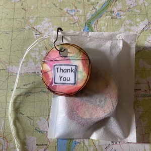 Whimsical Word Tags -4 1-1/2” Round or Heart Shaped Tag, Thick Gloss on ...