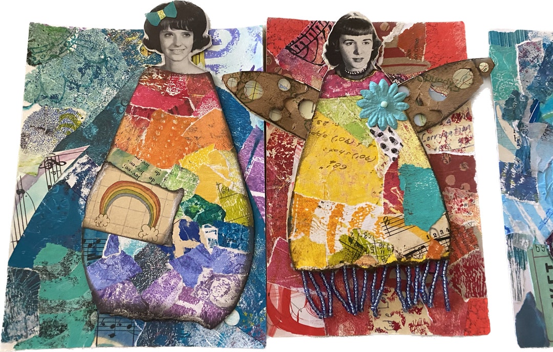 7 Item Dlx Quirky Collage Pack Incl Paper Doll, Fairy Paper Clip, Paper ...