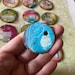 Whimsical Word Tags -4 1-1/2” Round or Heart Shaped Tag, Thick Gloss on ...