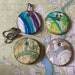 Whimsical Word Tags -4 1-1/2” Round or Heart Shaped Tag, Thick Gloss on ...