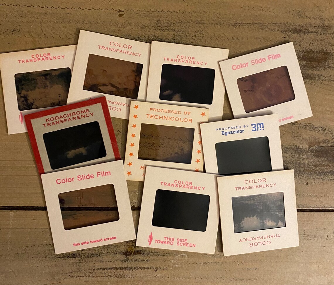 Vintage Slide Pack - for Your Mixed Media, Journal, Ephemera Project - Etsy
