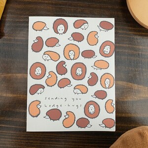 Sending You Hedge Hugs Well Wishes Encouragement Pun Card - Etsy