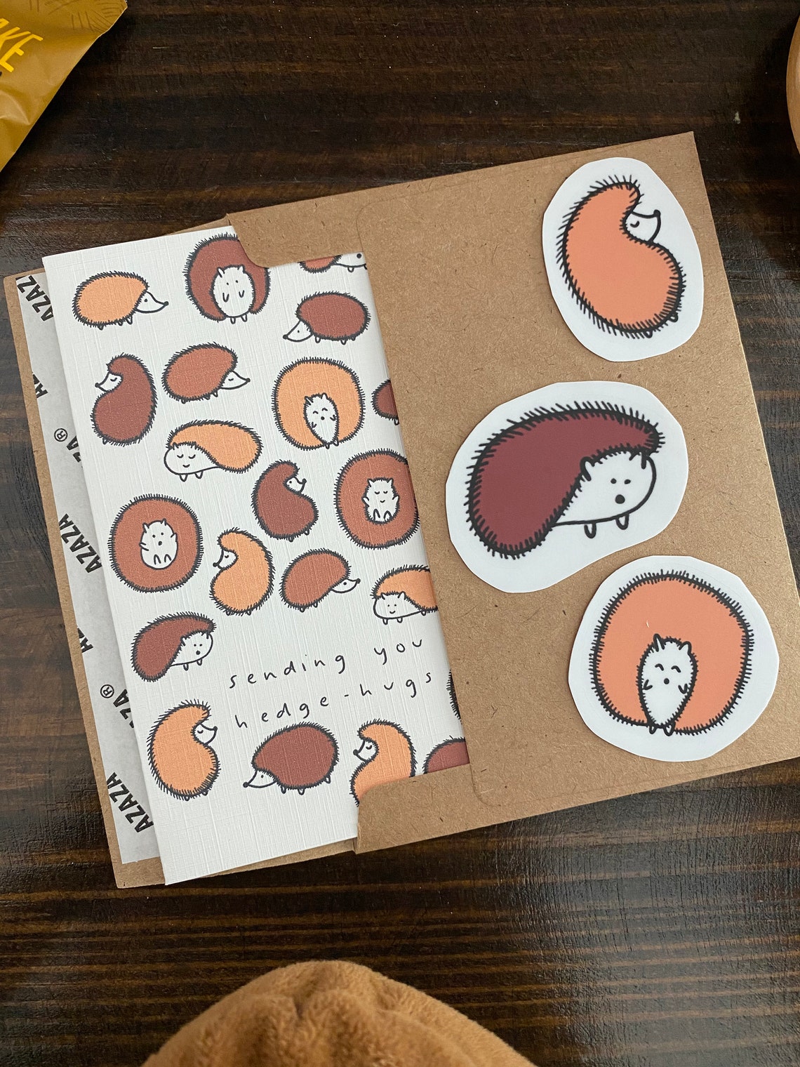 Sending You Hedge Hugs Well Wishes Encouragement Pun Card - Etsy