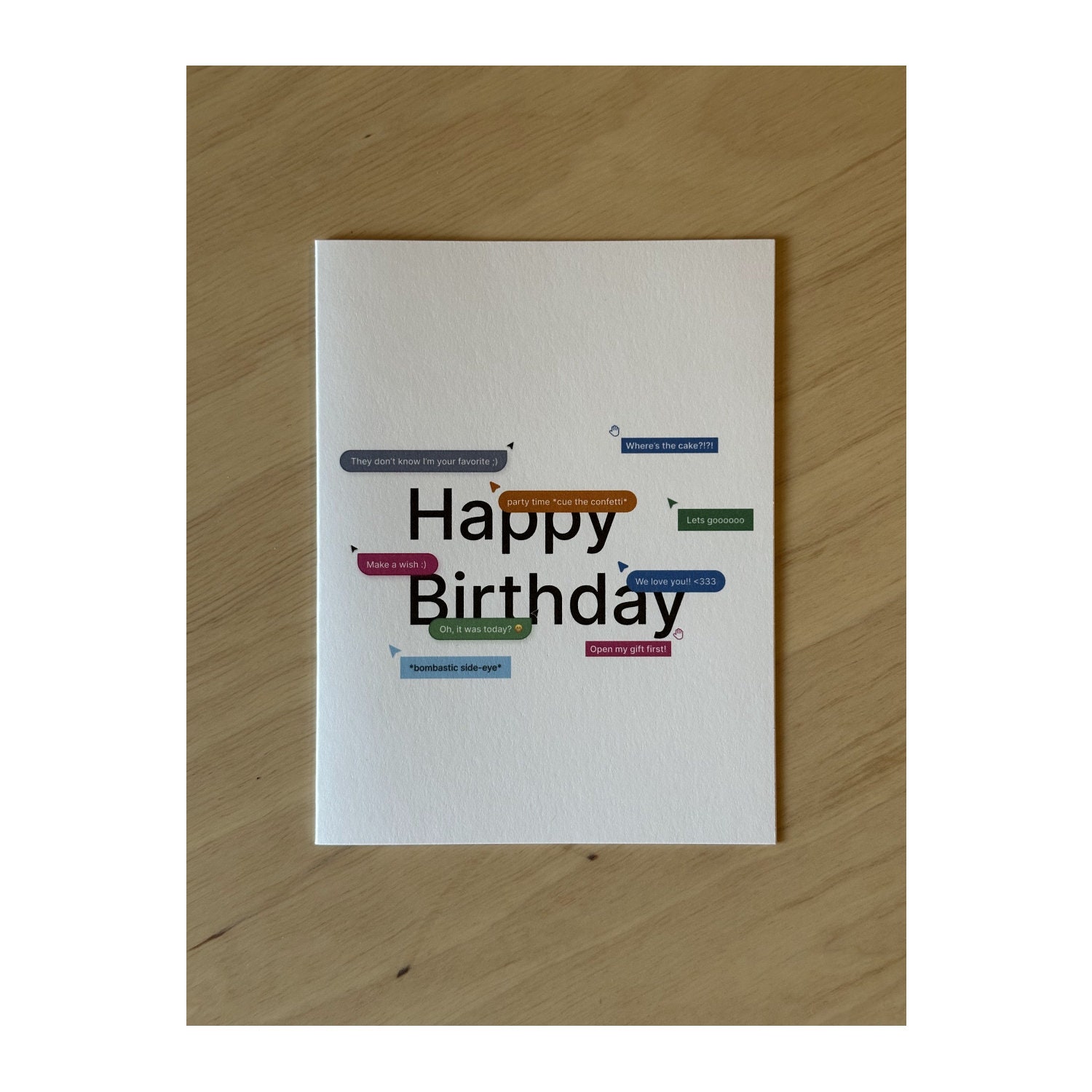 Happy Birthday Mouse Cursors Birthday Card - Etsy