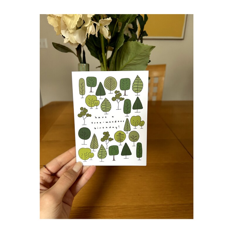 Have a Tree-mendous Birthday Birthday Pun Card - Etsy