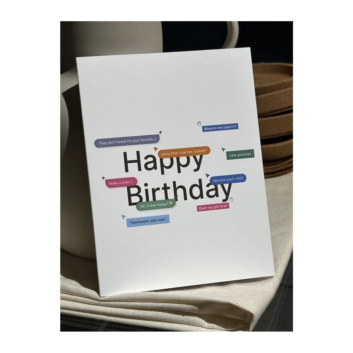 Happy Birthday Mouse Cursors Birthday Card - Etsy