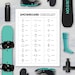 Checklist Snowboarding / EDITABLE Canva Template / Printable Snowboard ...