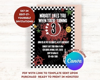 Blink Party Invitation - Etsy