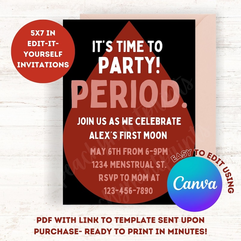 First Period Kit - Etsy