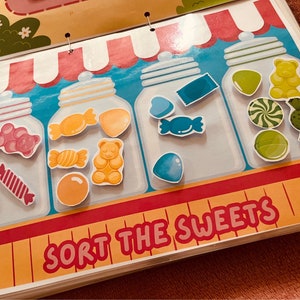 Sweet Shop Busy Book for Kids Toddler Children School Students Nursery ...