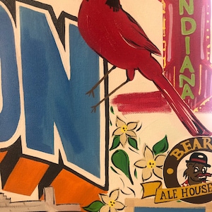 18"x24" - Bloomington, Indiana, Giclée Print Poster - Etsy