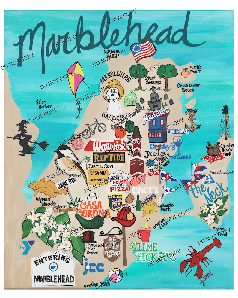 18"x24" - Marblehead, Massachusetts, Giclée Print Poster - Etsy