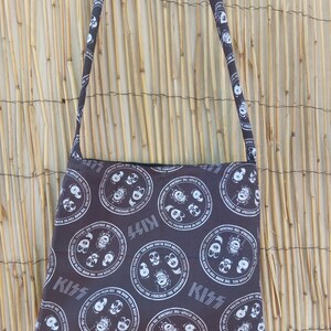 KISS Logo Messenger Crossbody Bag, Glam Metal Band, Concert, Gig, Music ...