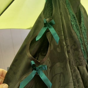 Gothic Robe Ball Gown Overdress, Medieval, Renaissance , LARP, Witch ...