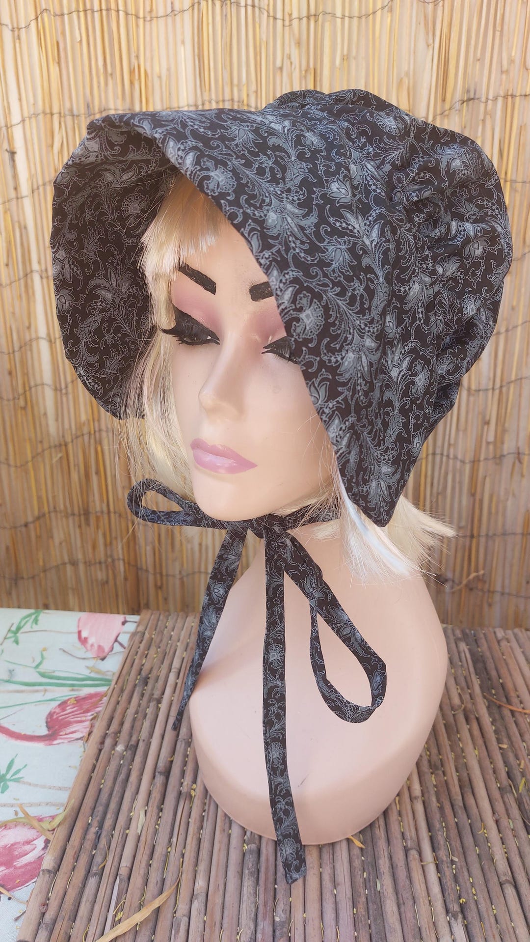 Pioneer Bonnet, Gothic Bonnet, Victorian, Civil War Bonnet, Sunbonnet ...