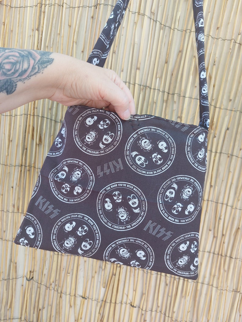 KISS Logo Messenger Crossbody Bag Glam Metal Band Concert - Etsy