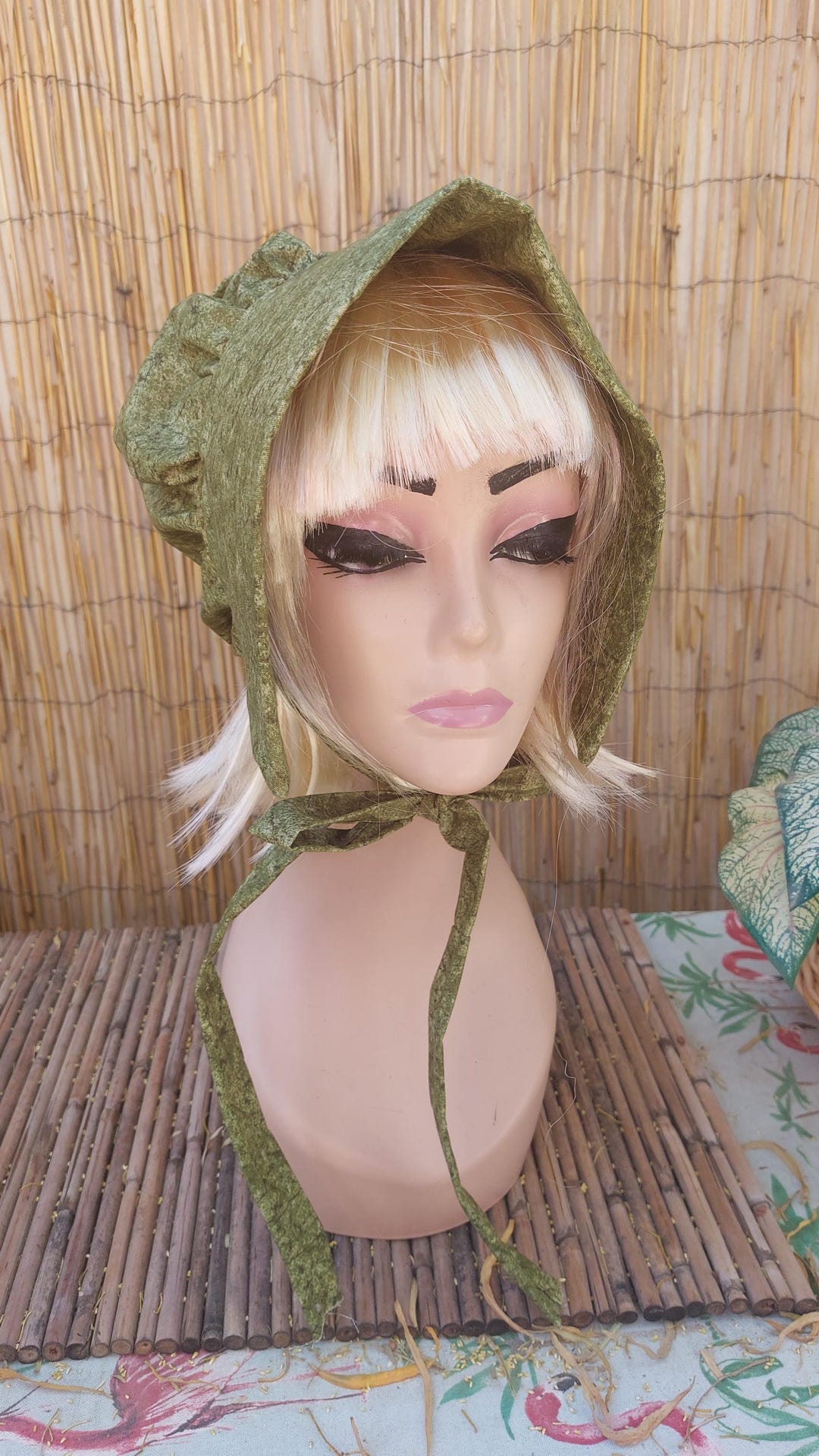 Pioneer Bonnet, Trek Bonnet, Victorian, Civil War Bonnet, Sunbonnet ...