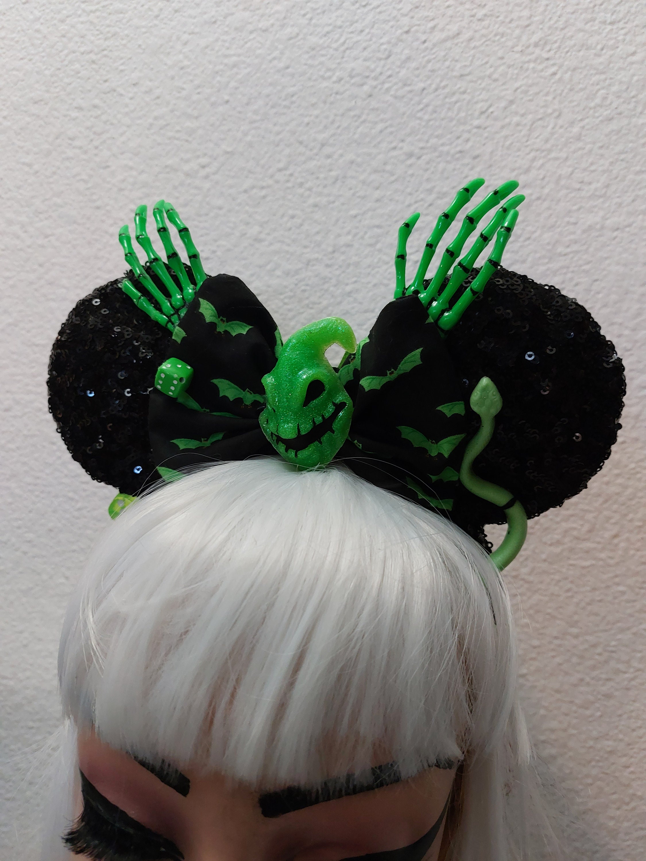 Oogie Boogie Ears, Disney Ears Nightmare Before Christmas Ears, Creepy ...