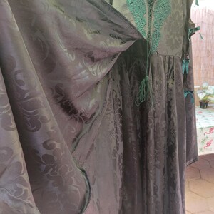 Gothic Robe Ball Gown Overdress, Medieval, Renaissance , LARP, Witch ...