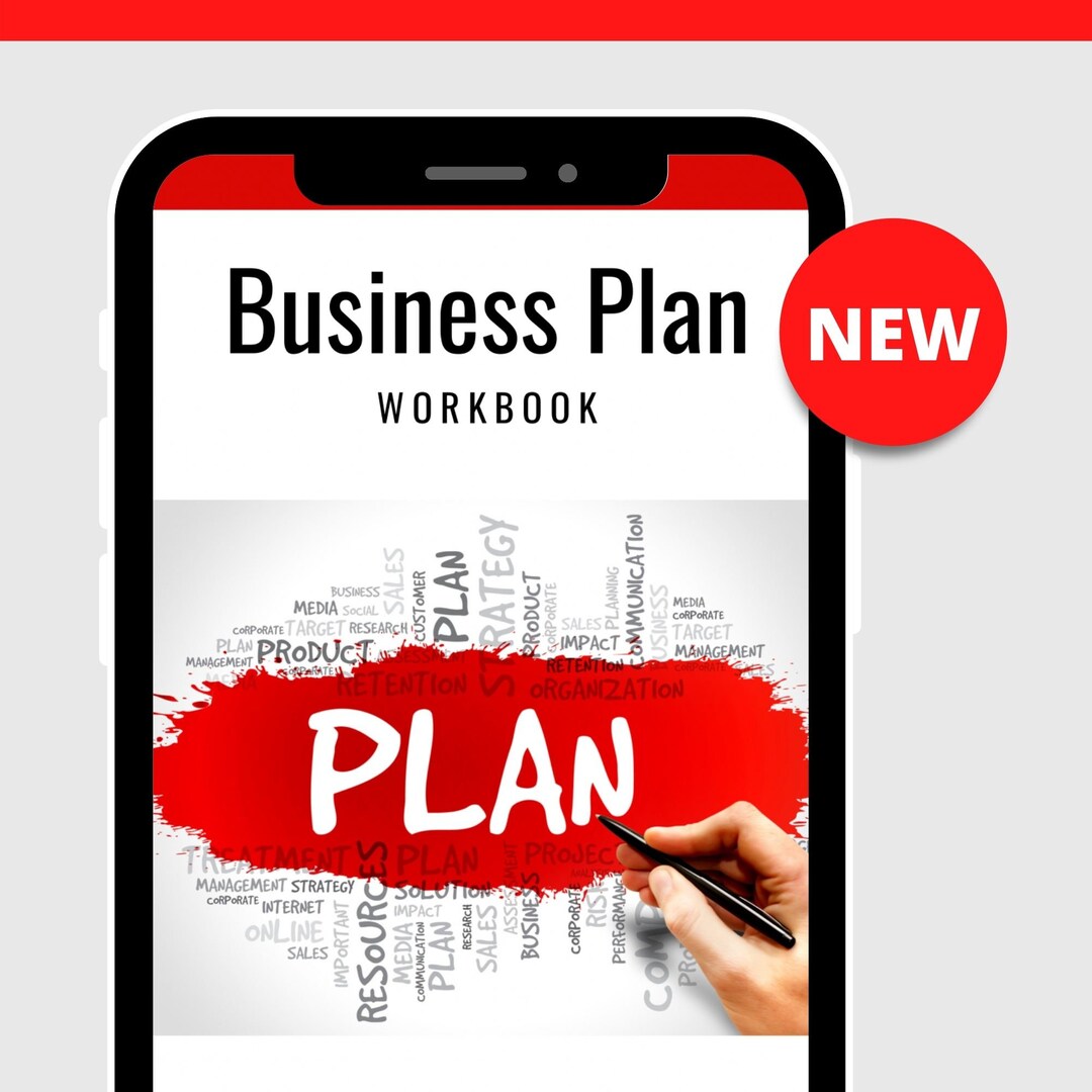 Business Plan Workbook, Business, Workbook, Digital Planner, Printable ...