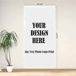 Custom Door Banner Your Design Banner Personalized Photo Banner ...