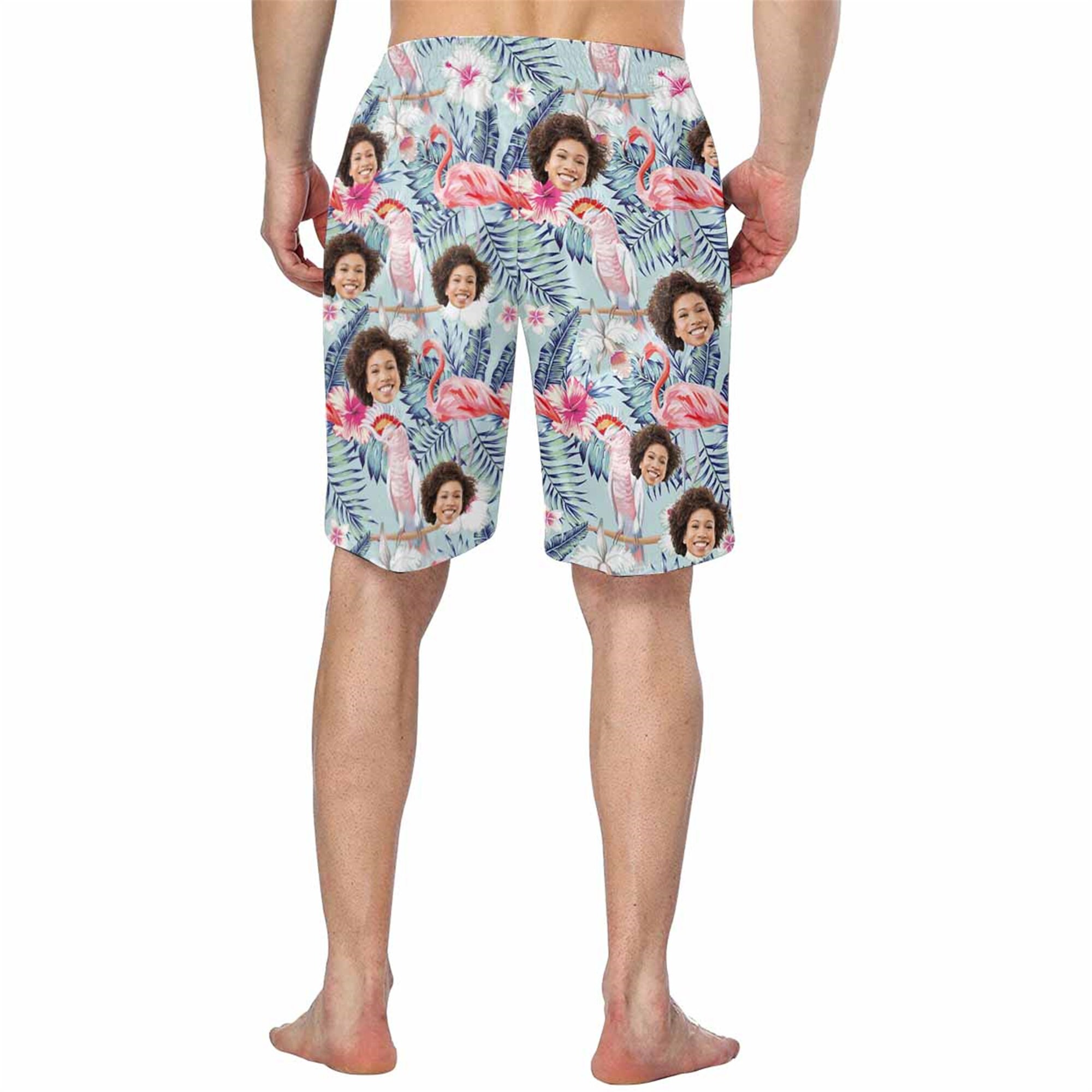 Personalized Beach Shortscustom Men Elastic Swim Trunksmen - Etsy UK
