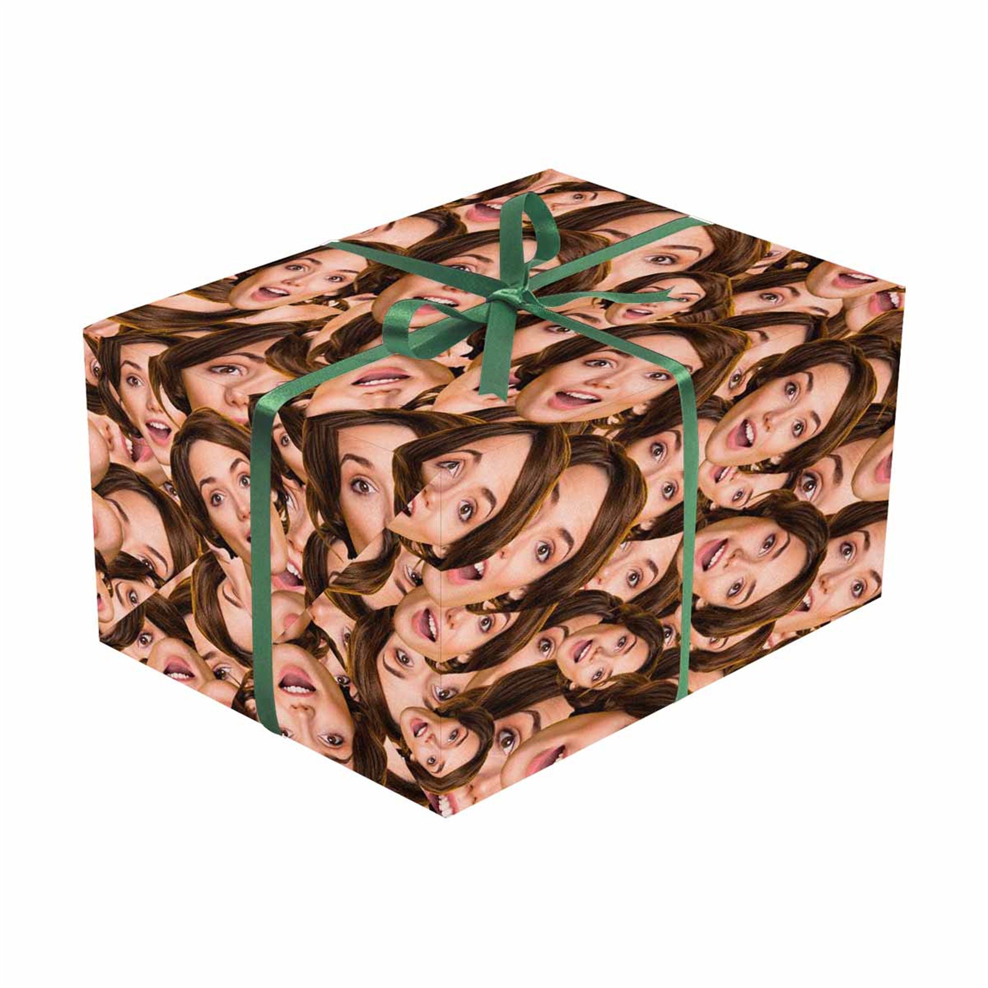 Funny Face Wrapping Paper Custom Photo Wrapping Paper Sheets ...