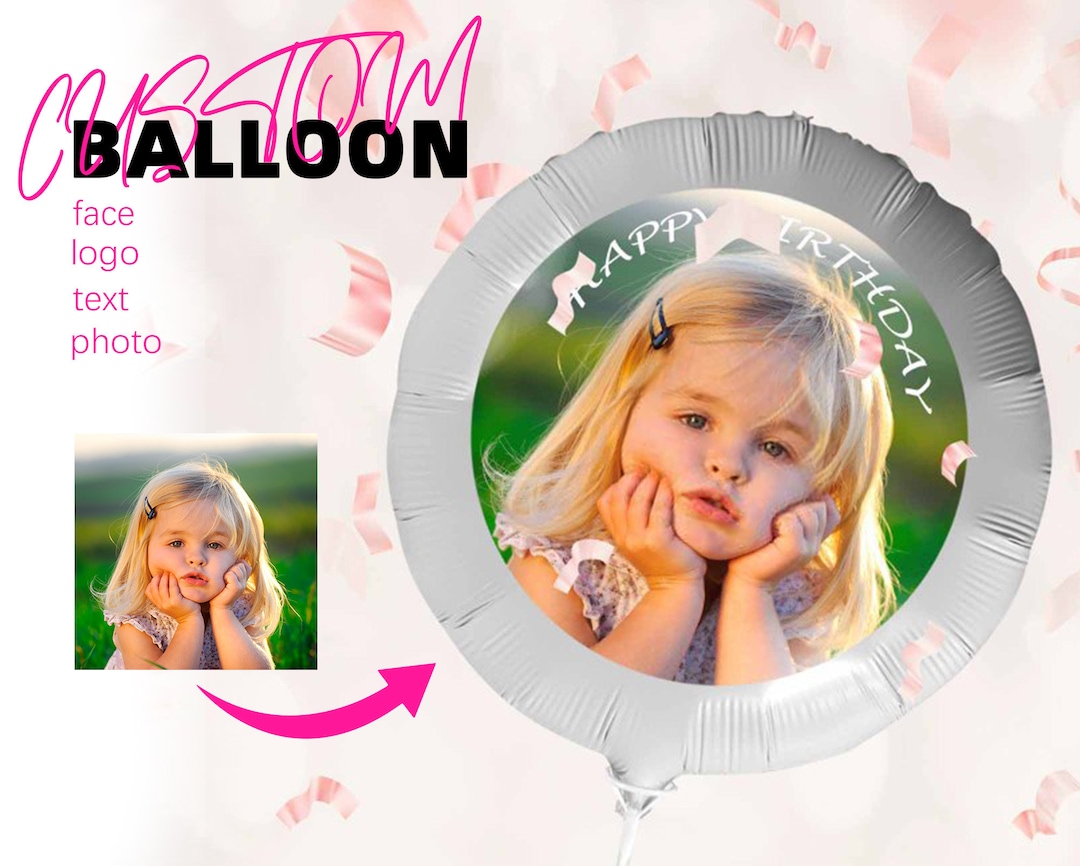 Custom Photo Balloons Personalized Foil Balloons With Photo Text ...