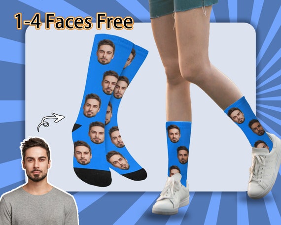 Custom Face Socks Personalized Photo Socks Picture Socks - Etsy