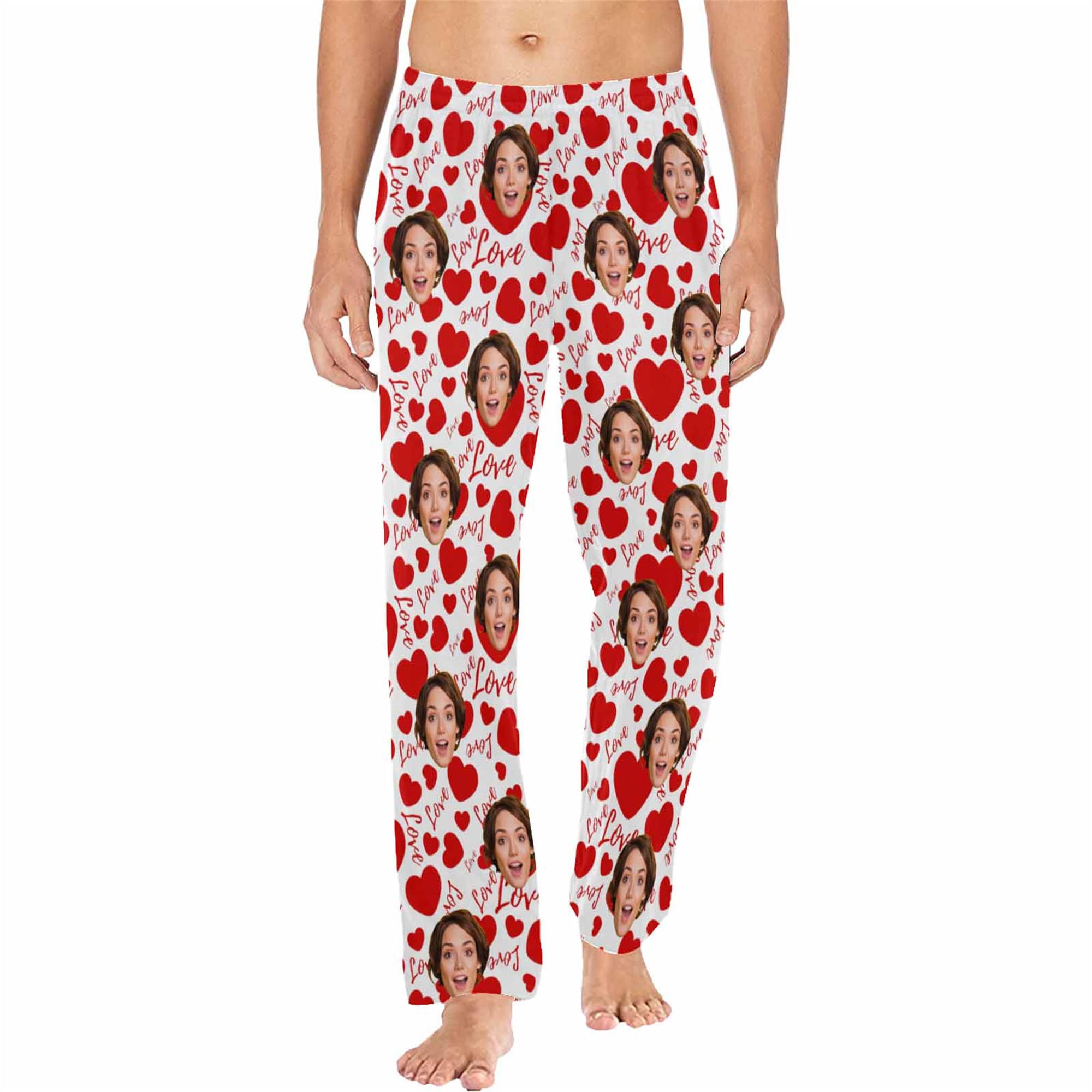 Custom Women Men Pajama Pants Customized Photo Printed Pjs - Etsy