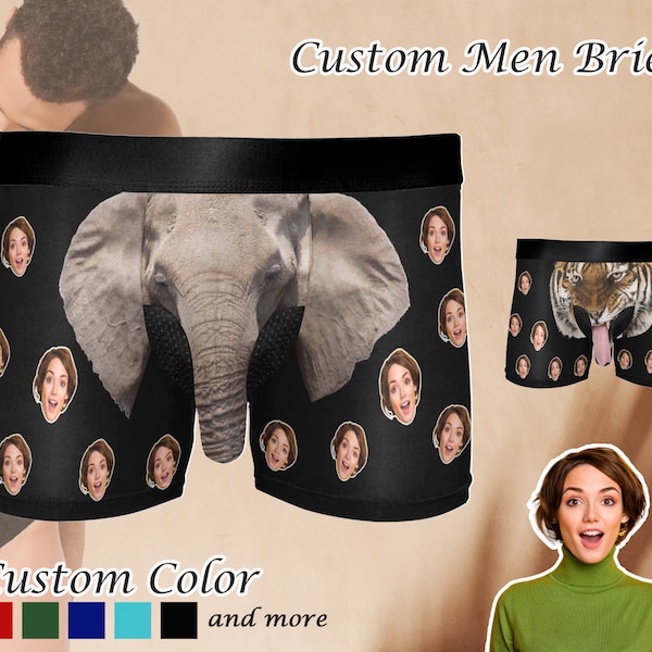 Mens Wolf Boxers Etsy
