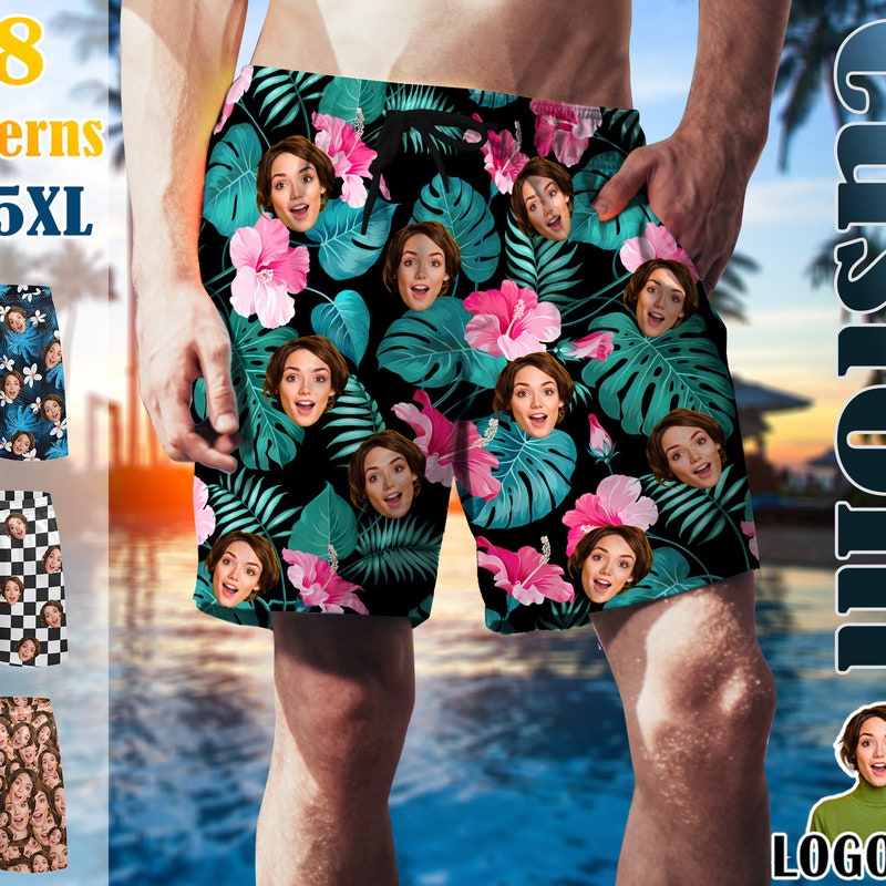 Beach Trunks Swim Men - Etsy