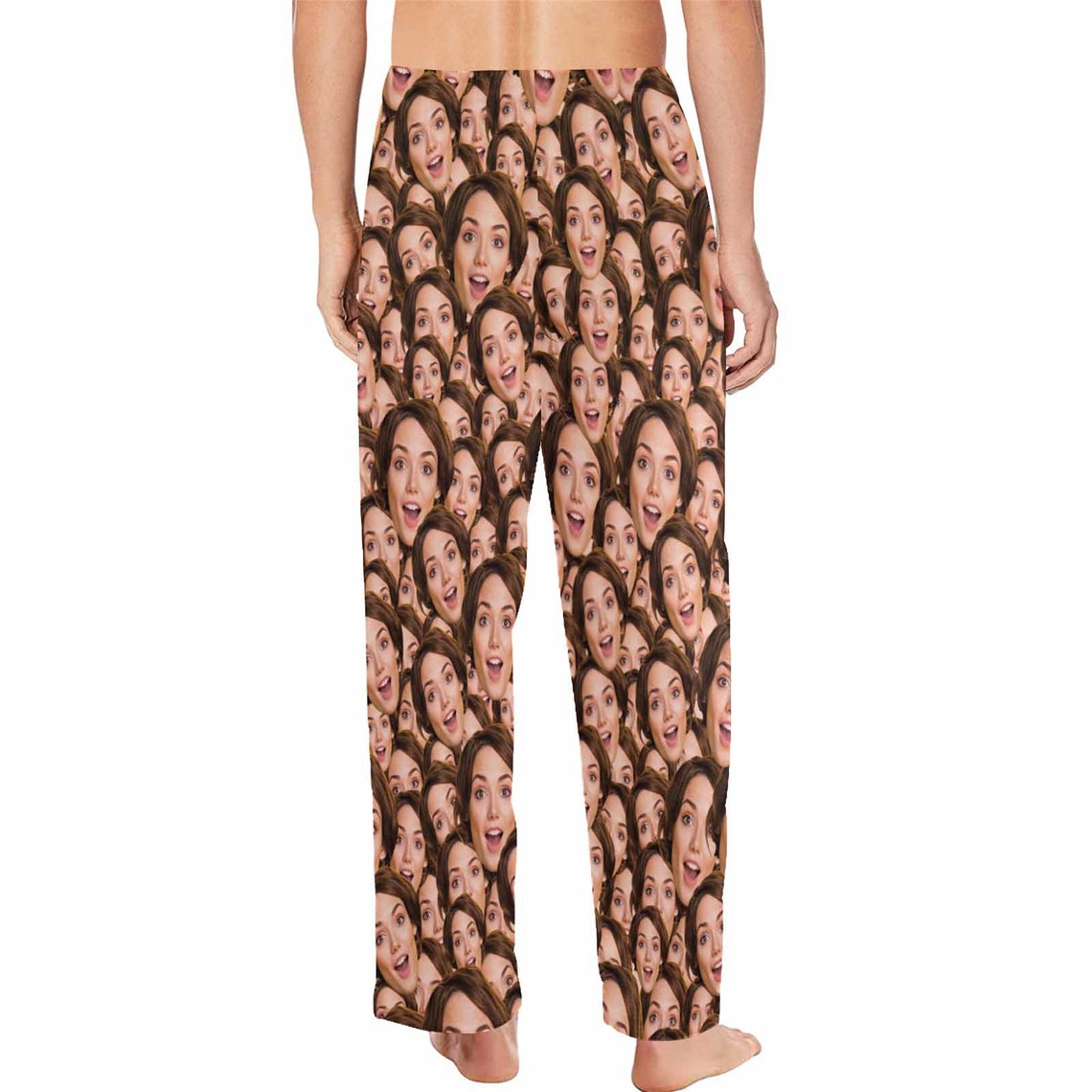 Custom Face Pajama Pants Funny Photo Women Men Pjs Pants - Etsy
