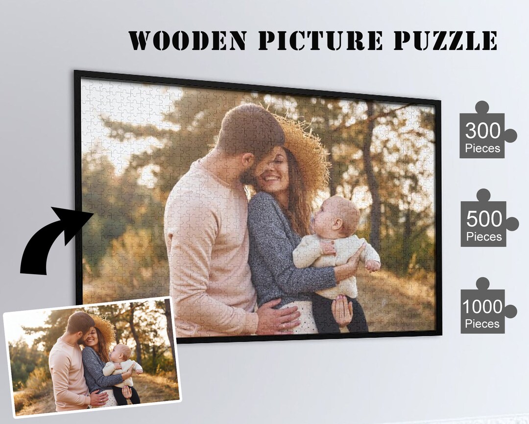 Personalized Jigsaw Puzzle From Photo 300-1000 Pieces Wooden - Etsy