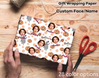 Wrapping Paper Face - Etsy