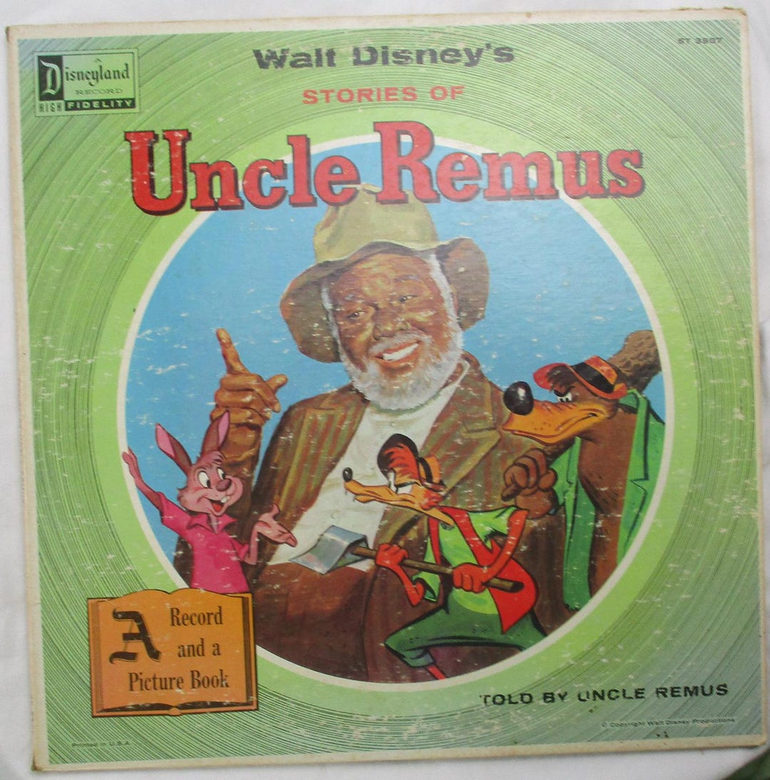 Walt Disney's Stories of Uncle Remus Vintage Record Album & Picture ...