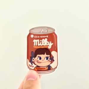 Milky Snacks Valentine Stickers | Japanese Candy, Drink, Peko-chan ...